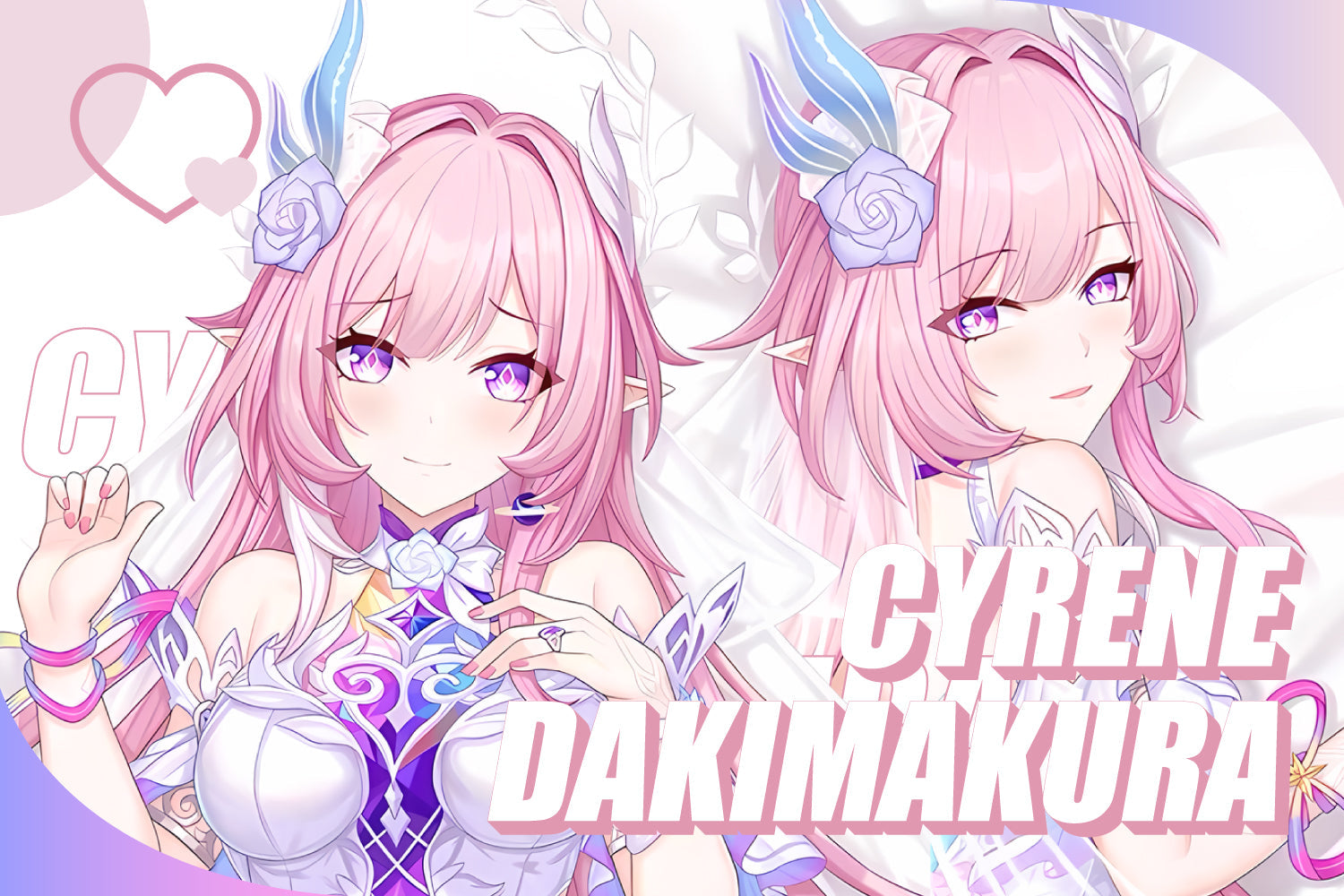 Cyrene Dakimakura Cover - Premium Honkai Star Rail Waifu Body Pillow ...