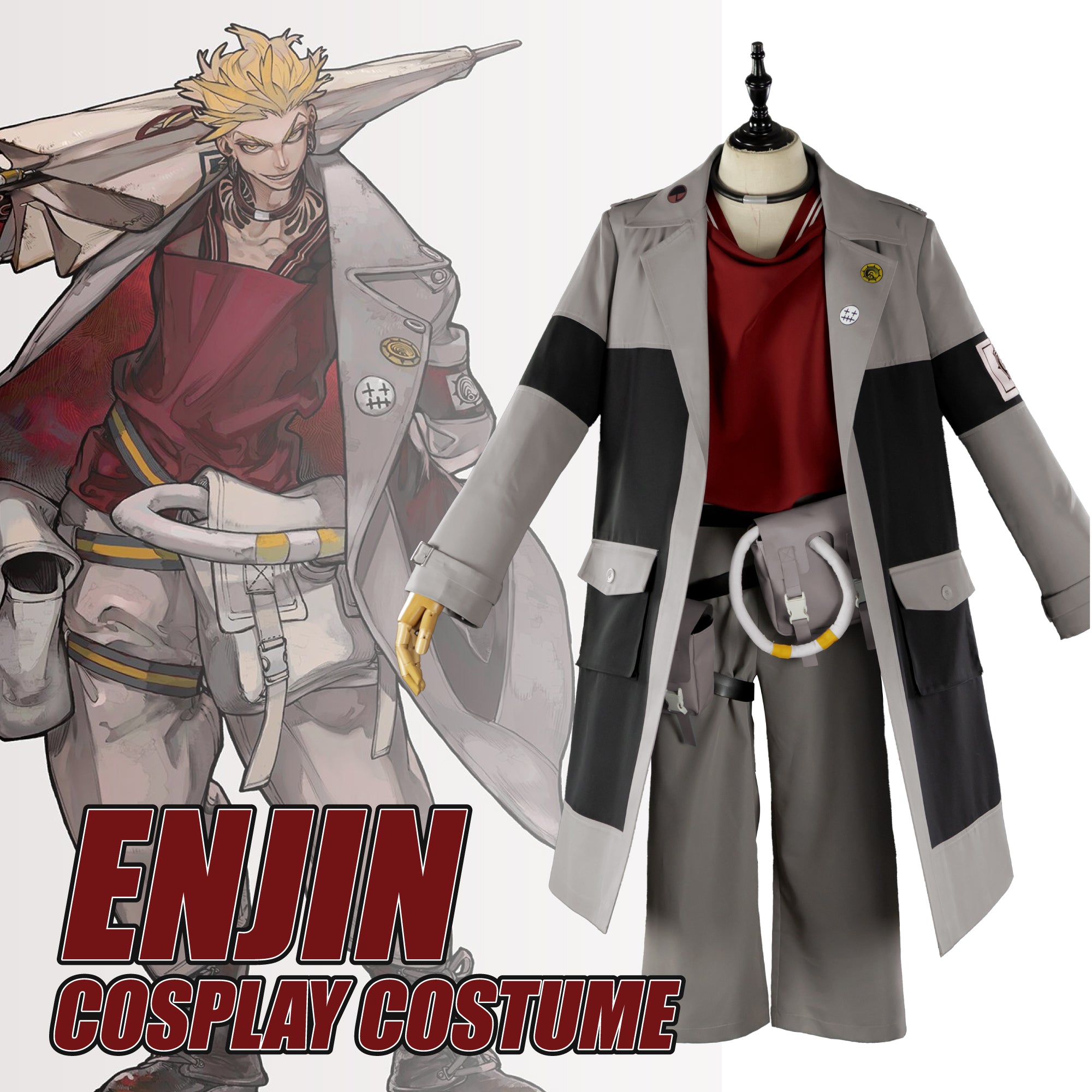 GACHIAKUTA ENJIN COSPLAY COSTUME – ADOREHOMEstudio