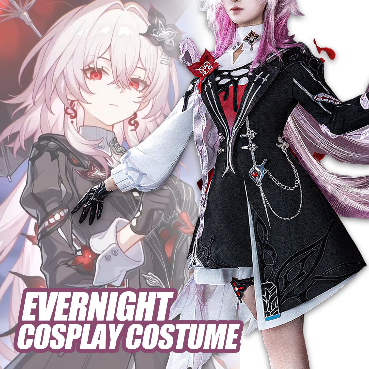 Evernight Custom Size Cosplay Costume – ADOREHOMEstudio